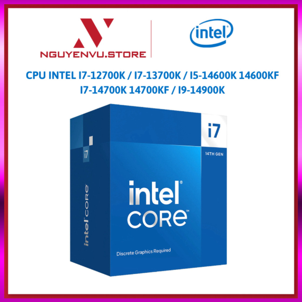 CPU Intel i5-13600KF / i7-12700K 13700K / i5-14600K 14600KF / I7-14700K ...