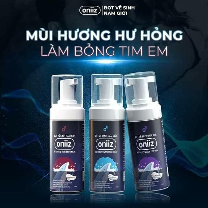 Bọt vệ sinh nam giới Oniiz Dung dịch nam tạo bọt Hương nước hoa 100ml ...