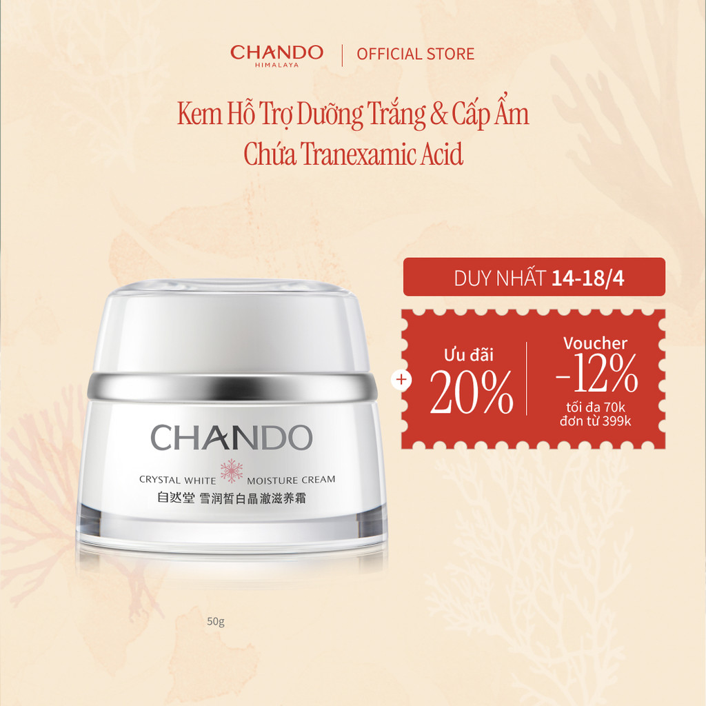 Kem Dưỡng trắng & Cấp ẩm Pha lê CHANDO Himalaya 50g | Shopee Việt Nam