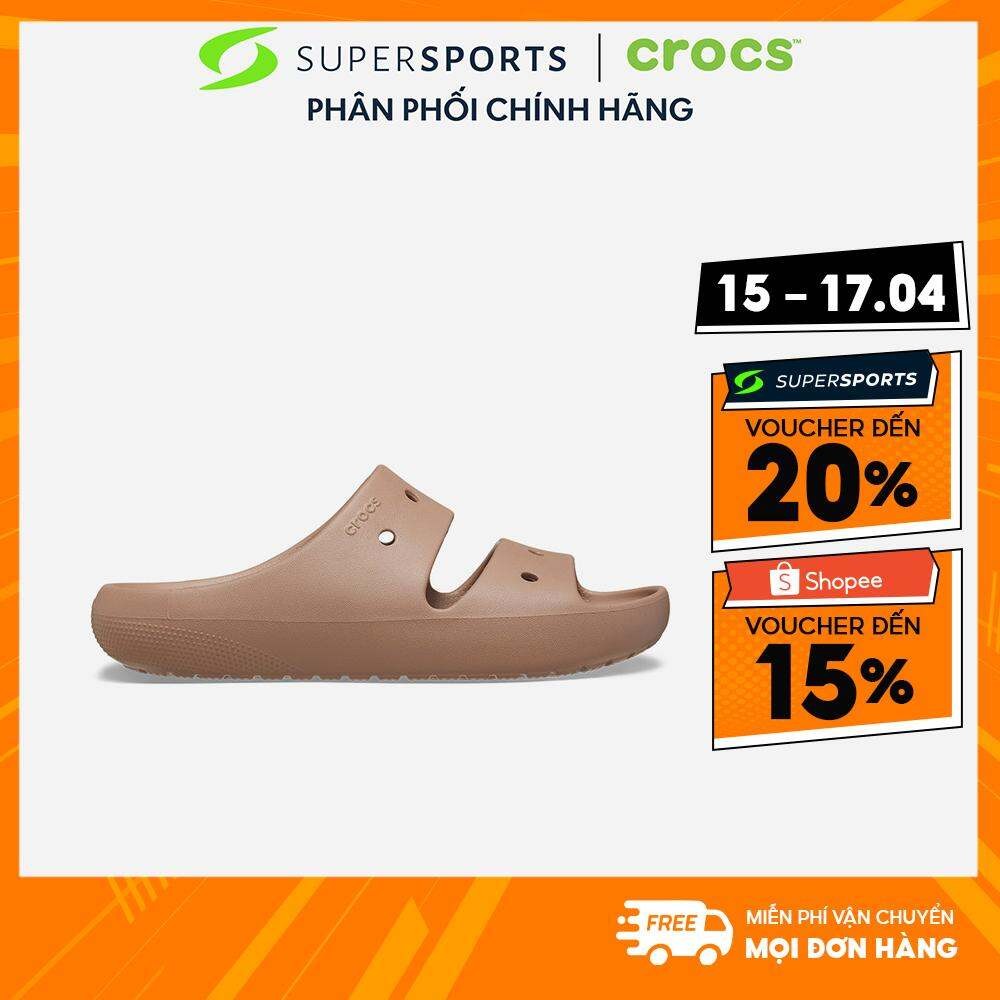 Dép Quai Ngang Unisex Crocs Classic Version 2 - Nâu - 209403-2Q9 ...