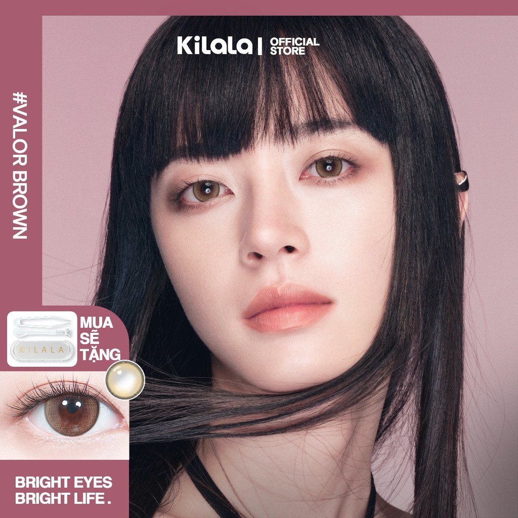 Kính áp tròng Kilala lens 1 ngày màu xám Frosty Grey và màu xám lens ...
