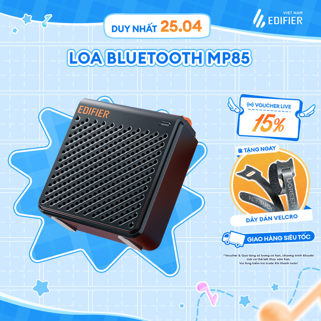 Loa Bluetooth Mini V5.3 Wireless EDIFIER MP85 | Sử dụng đến 8H | Thiết kế nhỏ gọn | Bảo hành 15 ...