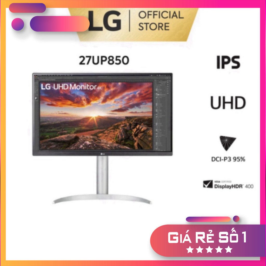New - Chính Hãng Màn hình LG 27UP850N-W 27'' UHD 4K IPS 60hz VESA ...