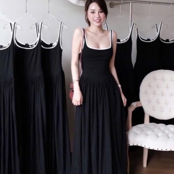 váy mặc nhà,đầm body 2 dây chân xoè dáng dài V300 | Shopee Việt Nam