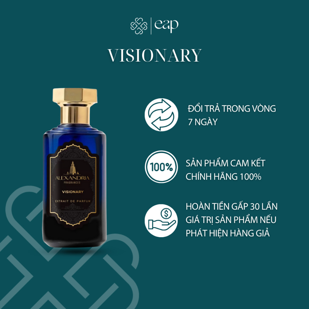 Nước hoa unisex Alexandria Fragrances Visionary chai chiết 10ml ...