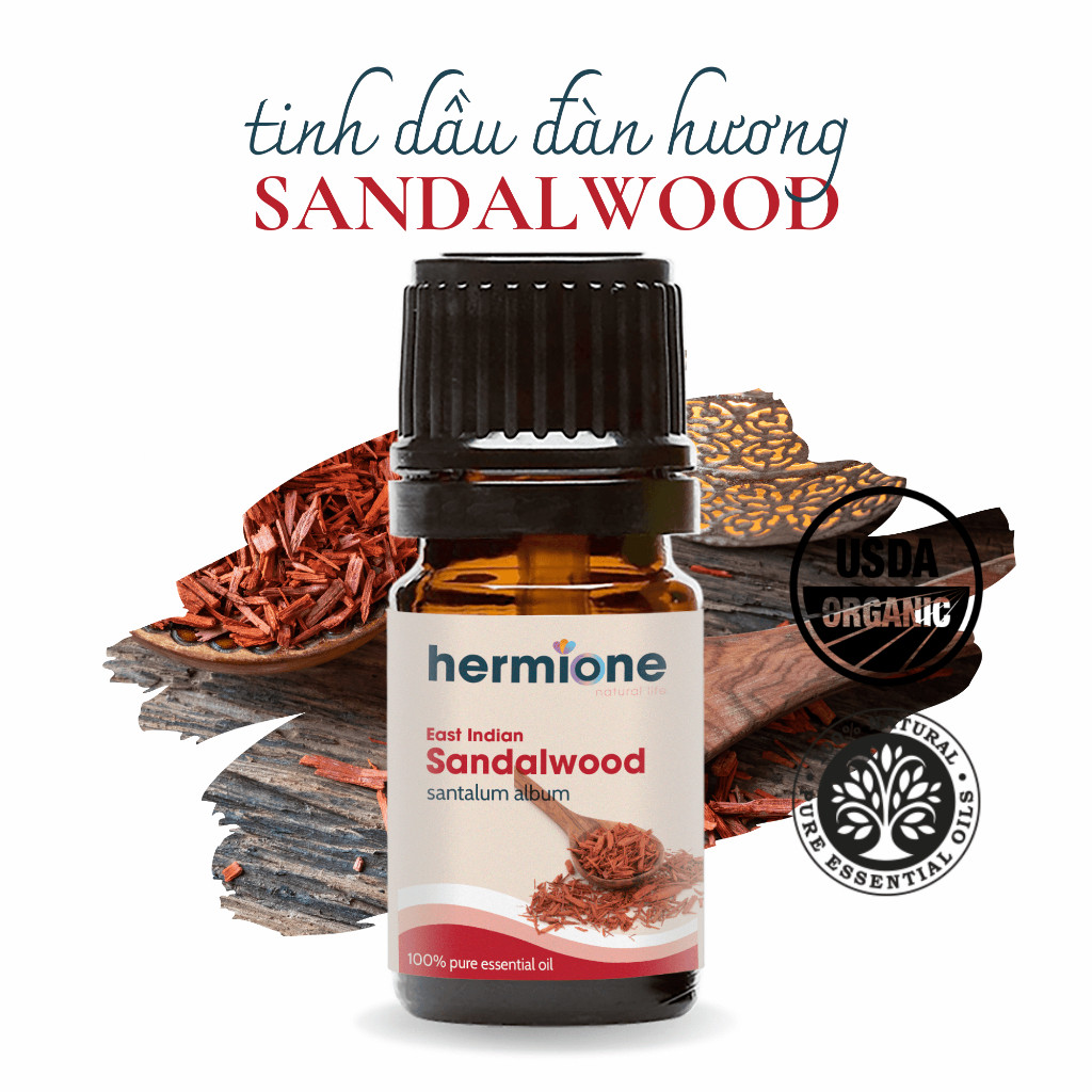 Tinh Dầu Thơm Phòng Đàn Hương Sandalwood Hermione Natural Life, Xông Thơm Phòng | Shopee Việt Nam