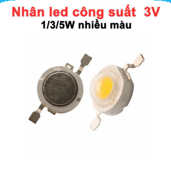 LED COB công suất 3V 1W, 3W, 5W 100 - 120Lm Luxeon siêu sáng | Shopee ...