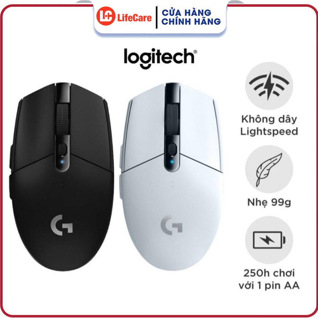 Chuột Gaming Không Dây Logitech G304 - Nhẹ, 6 Nút Lập Trình, Onboard ...