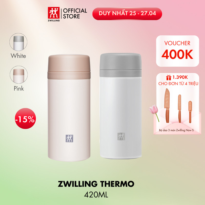 Bình giữ nhiệt chân không ZWILLING 420ml - có lưới lọc trà | Shopee Việt Nam