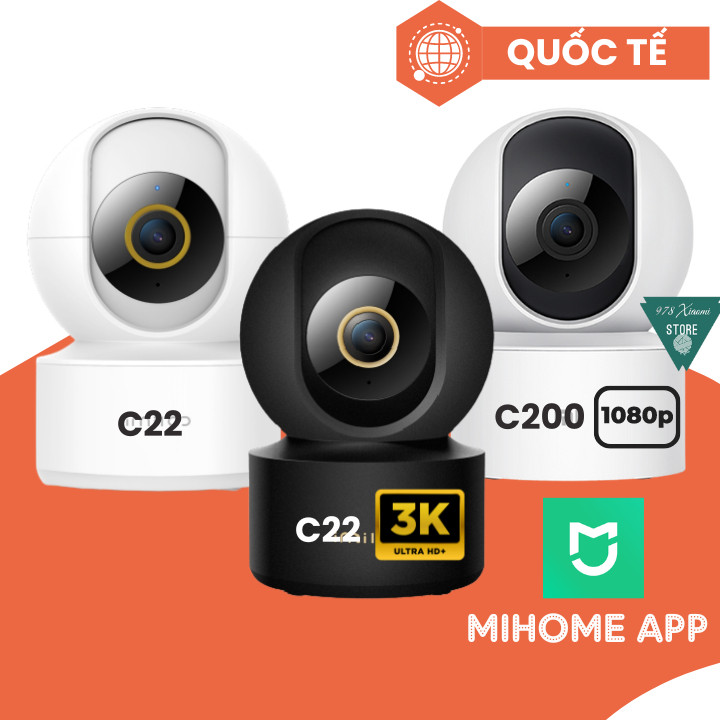 Camera IP Xiao Mijia 360 độ 2K - Camera giám sát Xiao Imilab C22 3K ...