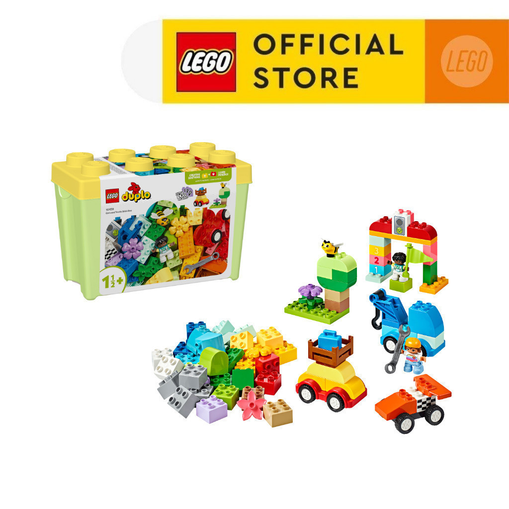 LEGO DUPLO 10439 Đồ Chơi Lắp Ráp Thùng Gạch Sáng Tạo: Xe Hơi Và Xe Tải ...