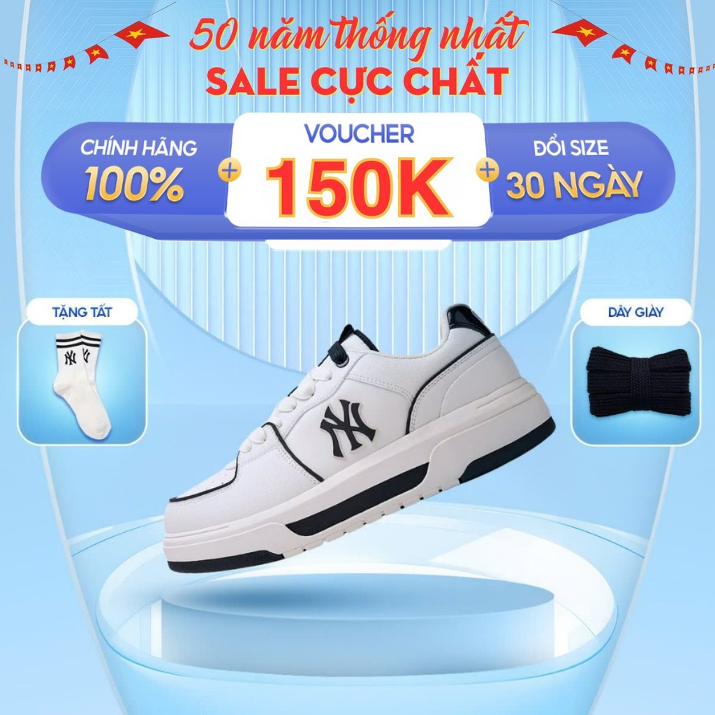 Giày MLB Chunky Liner basic SL màu đen chính hãng , giày sneaker mlb đế ...