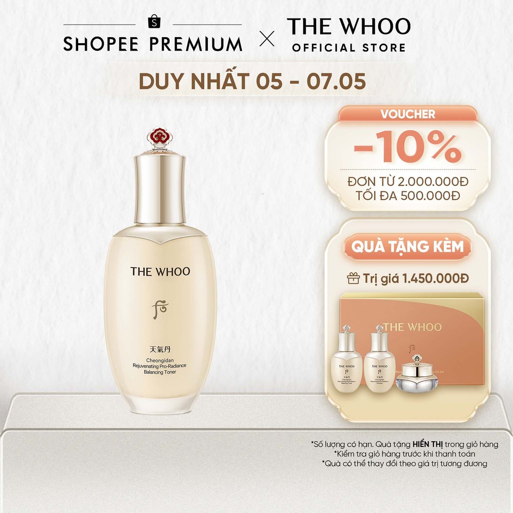 [THE WHOO OFFICIAL] Nước cân bằng tái sinh da Cheongidan Rejuvenating Pro-Radiance Balancing ...
