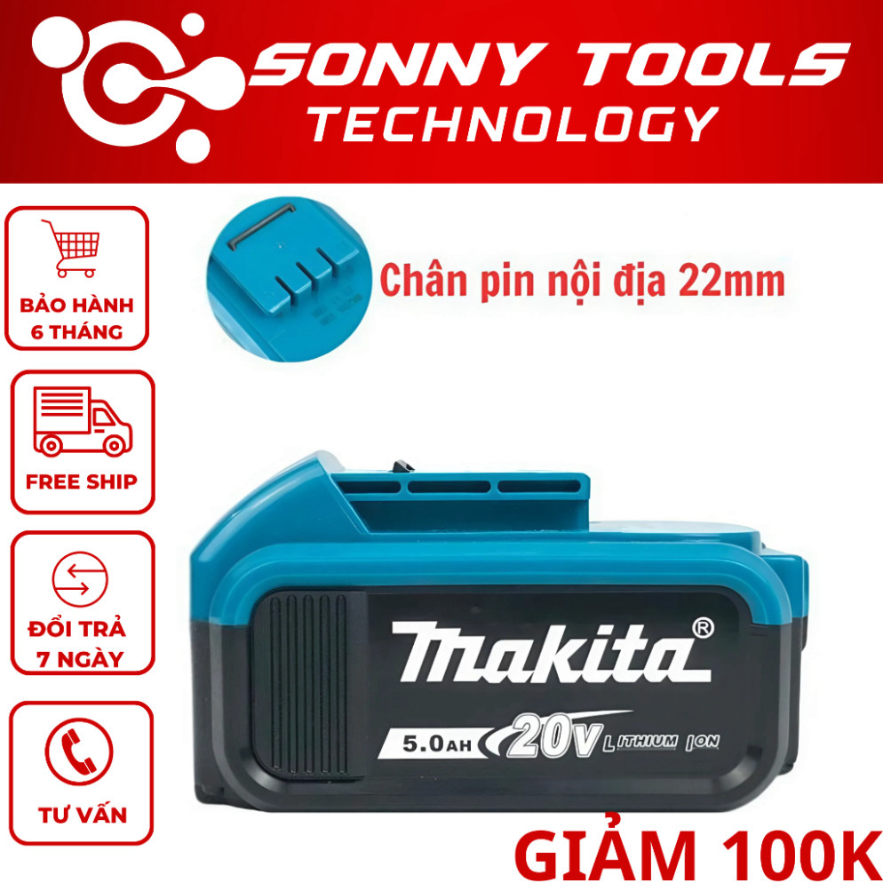 Pin máy khoan, máy siết bulong Makita 20v dung lượng khủng chân pin nội địa | Shopee Việt Nam