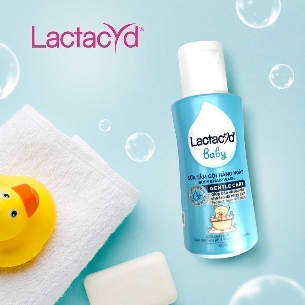 (Quà tặng Lactacyd) Bộ 2 Sữa Tắm Gội Trẻ Em Lactacyd 60ml/chai | Shopee ...