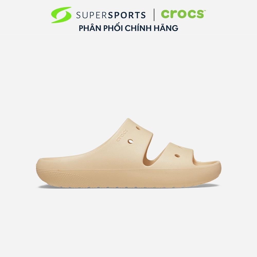 Dép Quai Ngang Unisex Crocs Classic V2 - Be - 209403-2DS LS100 | Shopee ...