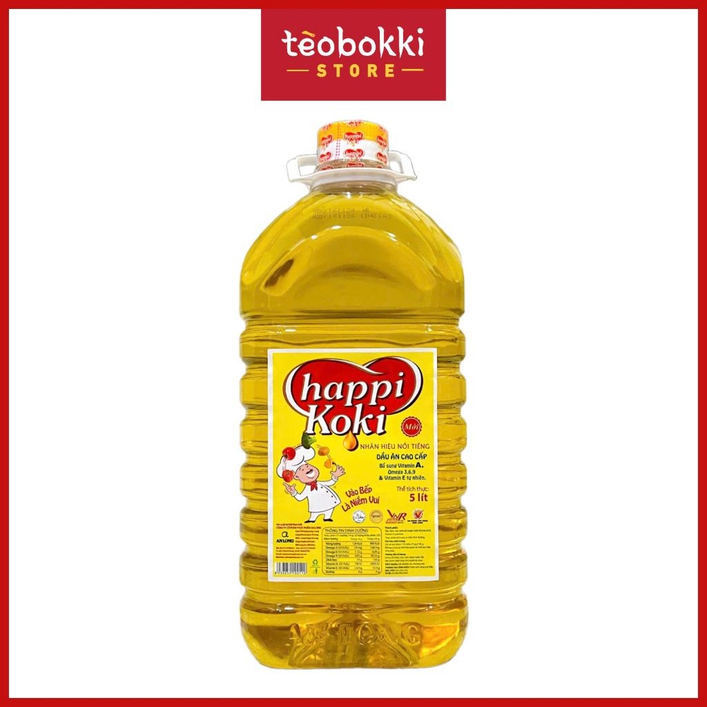 Dầu ăn cao cấp Happi Koki chai 5L | Shopee Việt Nam
