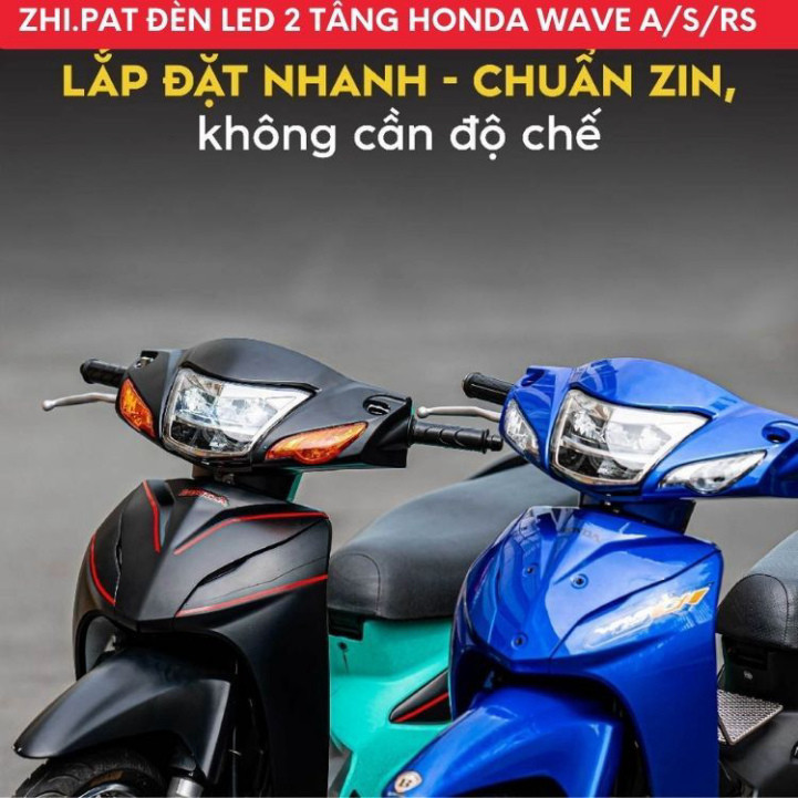 Đèn led 2 tầng WAVE A/S/RS/ chính hãng ZHIPAT Wave 110 Từ 2017 - 2026 ...