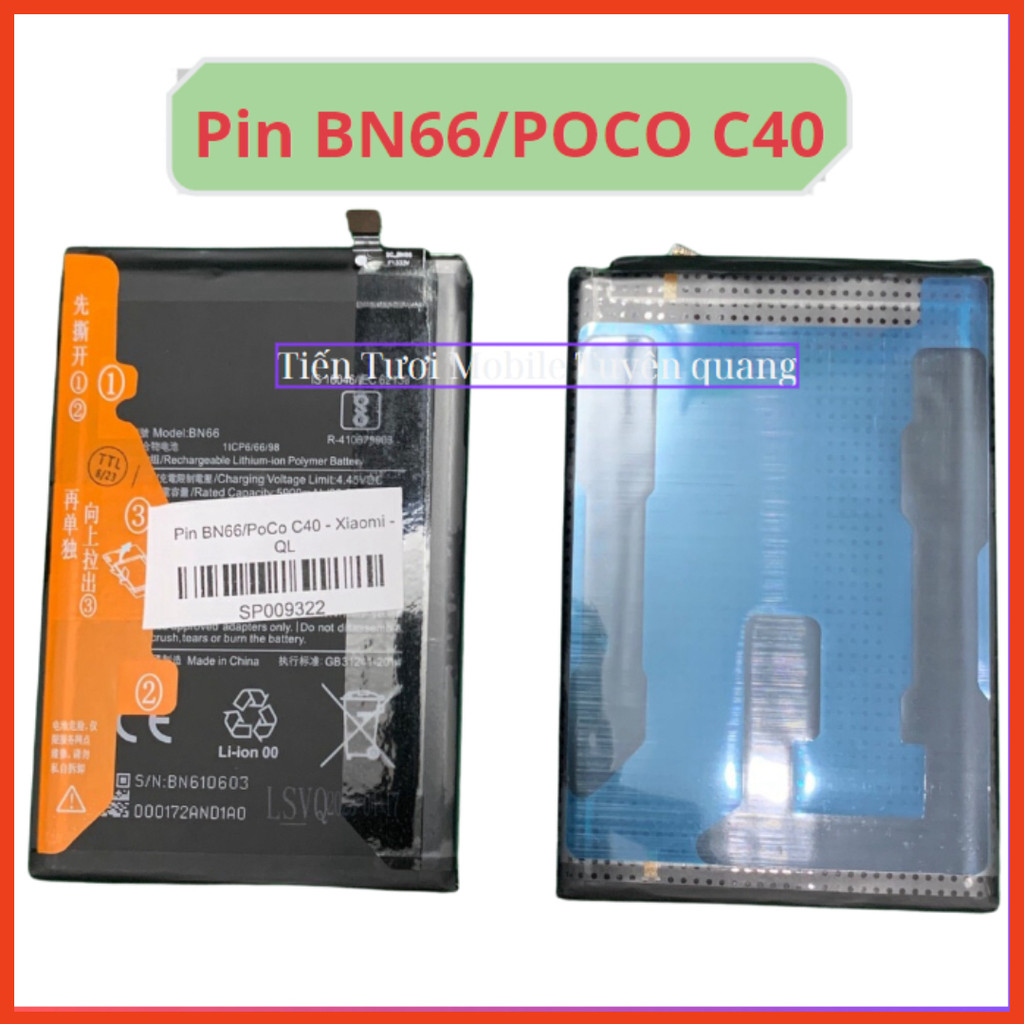 Pin BN66 / Poco C40,mới,thay thế | Shopee Việt Nam