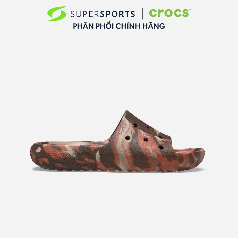 Dép Quai Ngang Unisex Crocs Classic Marbled - Nâu - 211211-2EW LS100 ...