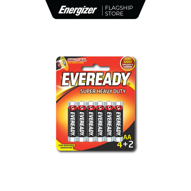 PIN EVEREADY SUPER H.DUTY 1212 BP4+2 AAA | Shopee Việt Nam