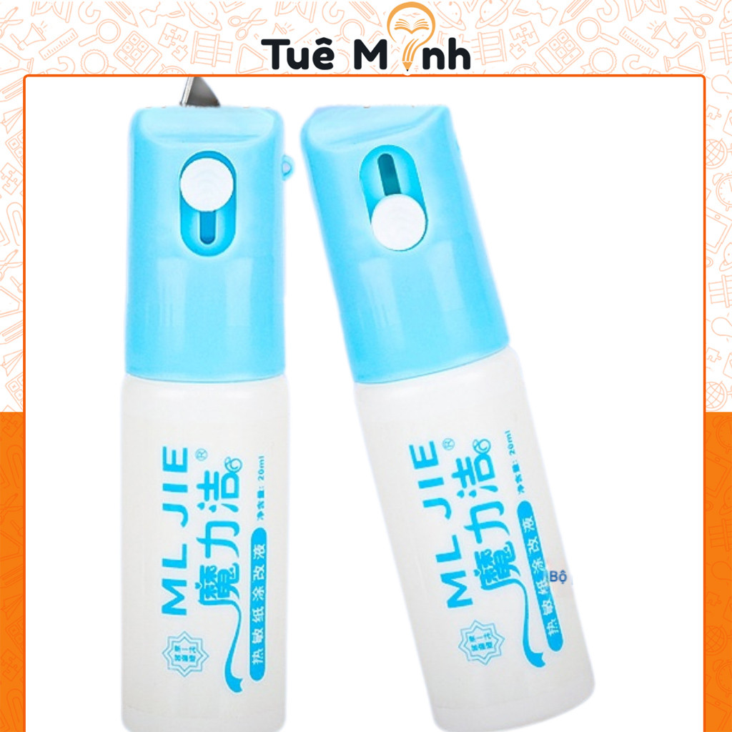 Bút xóa thông tin che nội dung giấy in nhiệt kèm dao rọc giấy K146 kèm ...