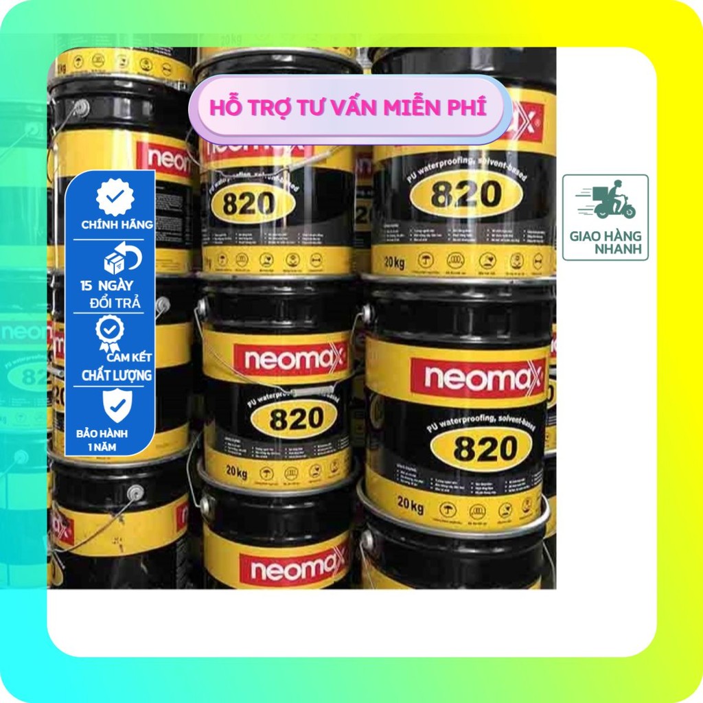 NEOMAX 820 (thùng 20 kg) SƠN CHỐNG THẤM POLYURETHANE | Shopee Việt Nam