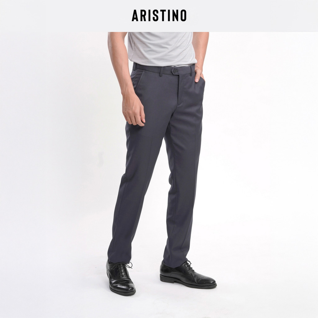 Quần âu nam ARISTINO dáng Regular fit lịch lãm, nếp ly vĩnh viễn ...
