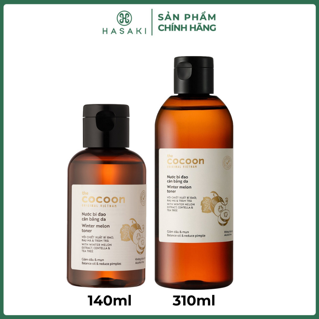 [DAILY] Nước Bí Đao Cân Bằng Da Cocoon Winter Melon Toner 310ml Hasaki ...