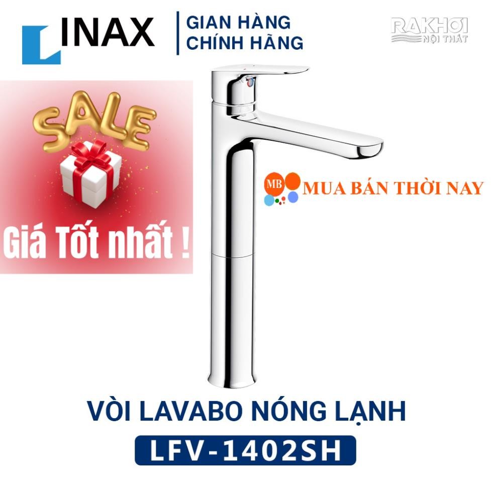Vòi Chậu Lavabo INAX LFV-1402SH Nóng Lạnh, Vòi thân cao 29cm dùng cho ...