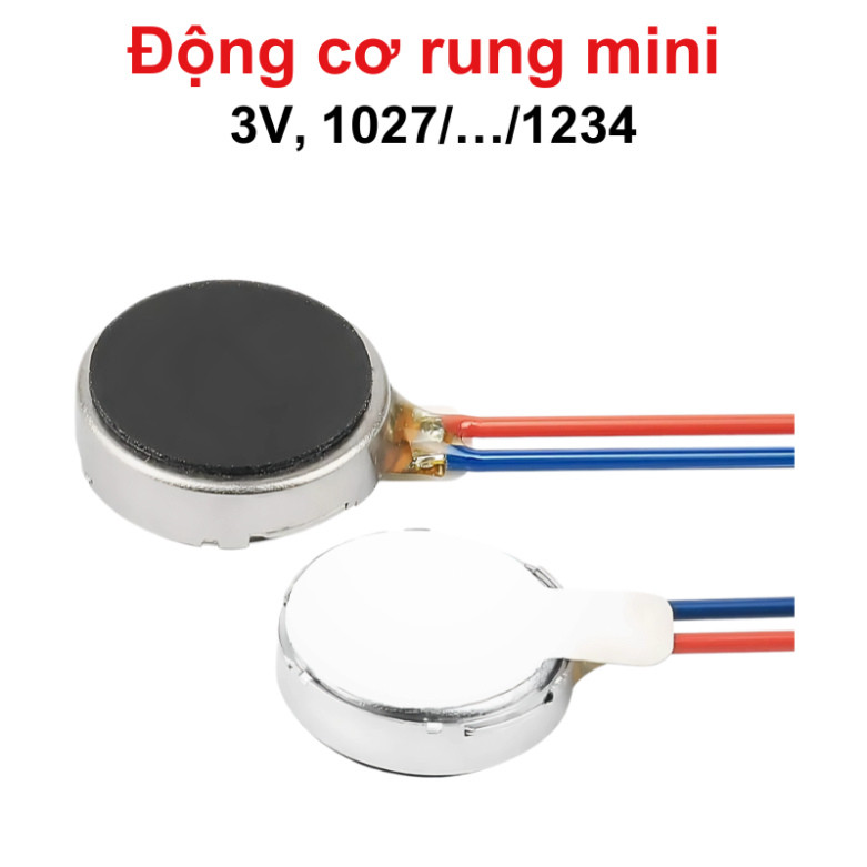 Motor rung mini 3V DC (Động cơ rung 3V) | Shopee Việt Nam
