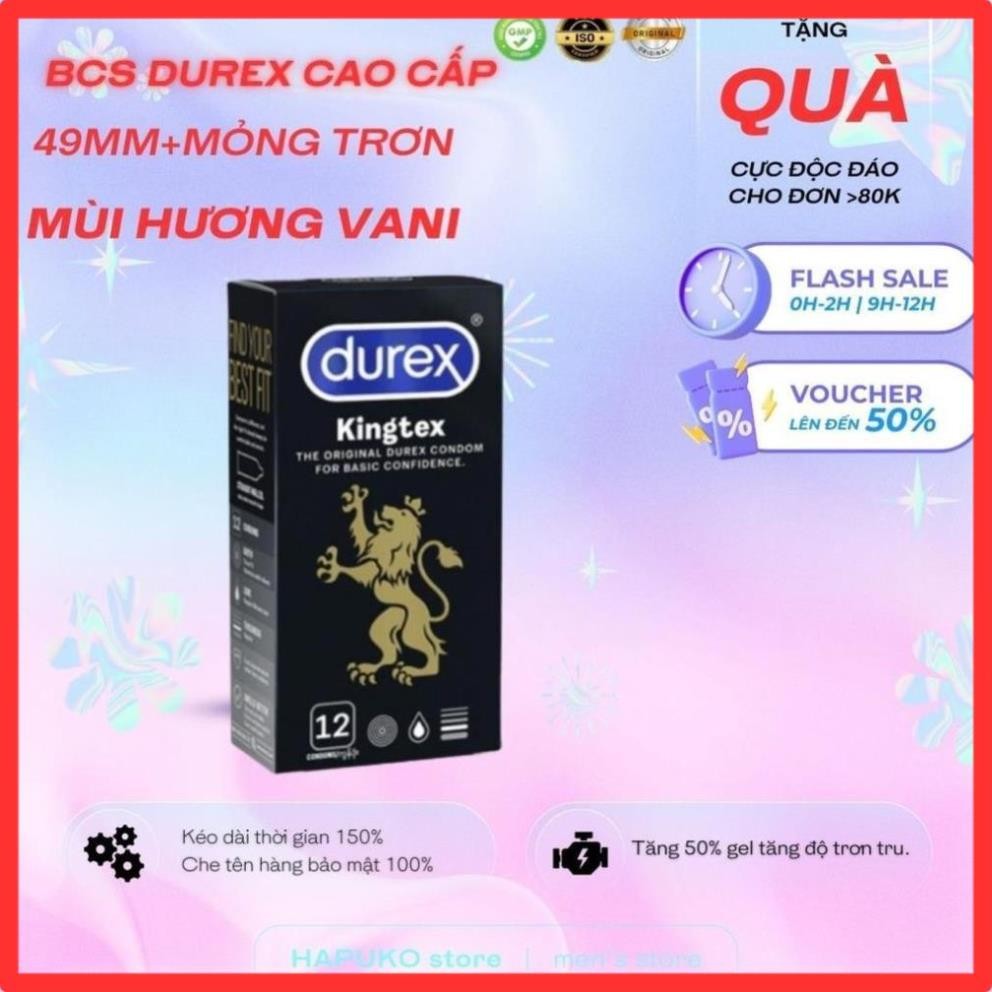 Bao cao su Durex hộp 12 cái tùy chọn (Durex Performa, Fertherlite ...