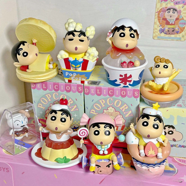 6 Cái / bộ Món Tráng Miệng Crayon Shin chan Cosplay Dim Sum Anime Hình ...