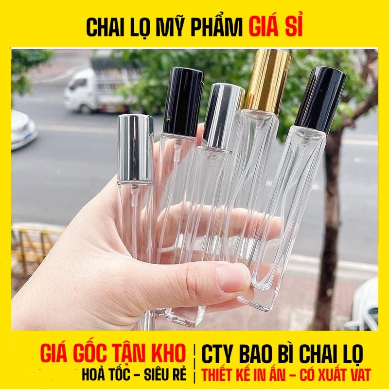 [Sỉ Siêu Rẻ 3.9k] Chai Lọ Chiết Nước Hoa Thủy Tinh 3ml 5ml 10ml 15ml 20ml 30ml Đựng Dầu Thơm ...