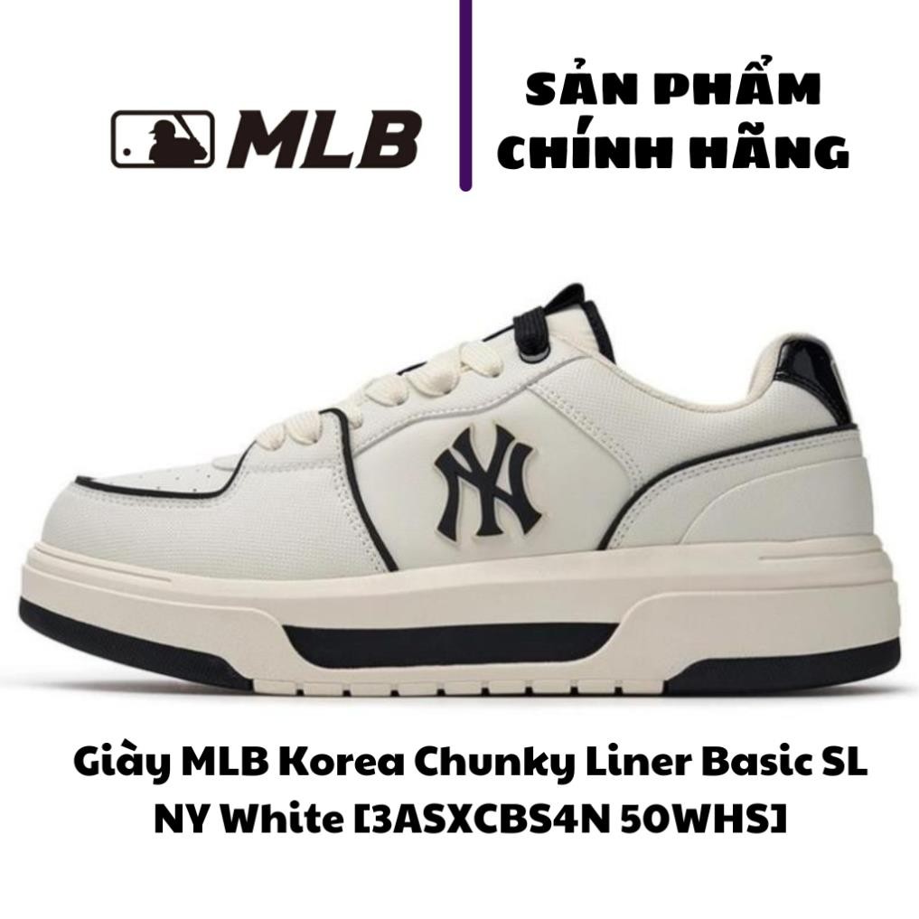 [ CHÍNH HÃNG ] Giày MLB Korea Chunky Liner Basic SL New York Yankees ...