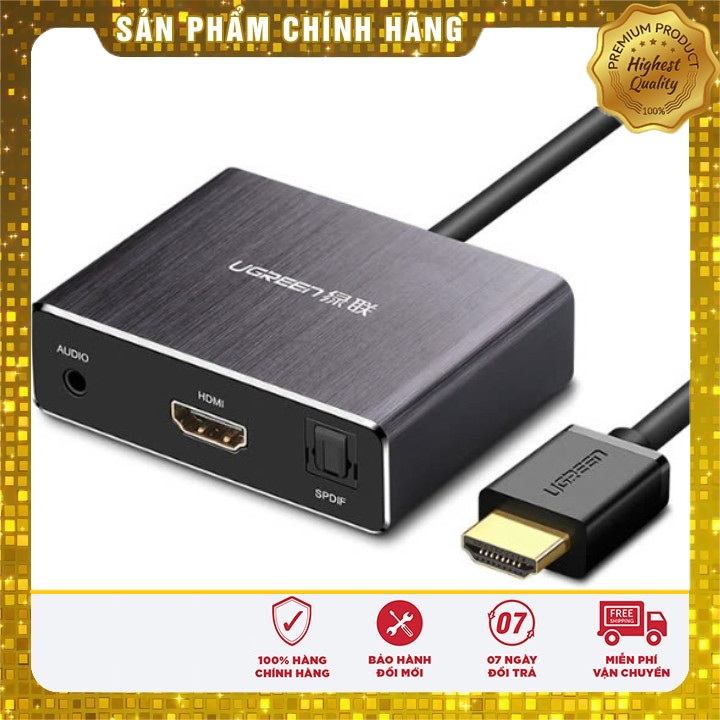 Cáp chuyển đổi HDMI to VGA + Audio và 1 cổng quang SPDIF chính hãng ...