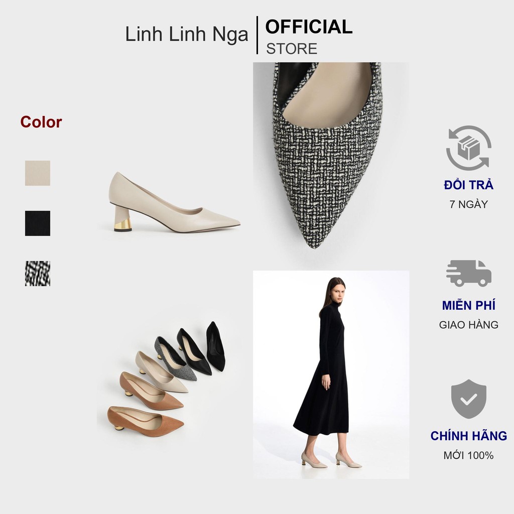 Giày C&K Metallic Sculptural Heel Pumps - CK1-60920286 chính hãng đủ ...