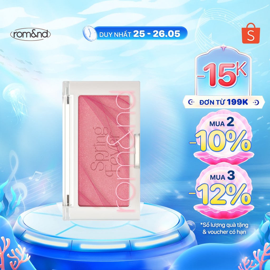 [Rom&nd] [Spring Fever] [S01-S02] Phấn má hồng Romand Better Than Cheek ...