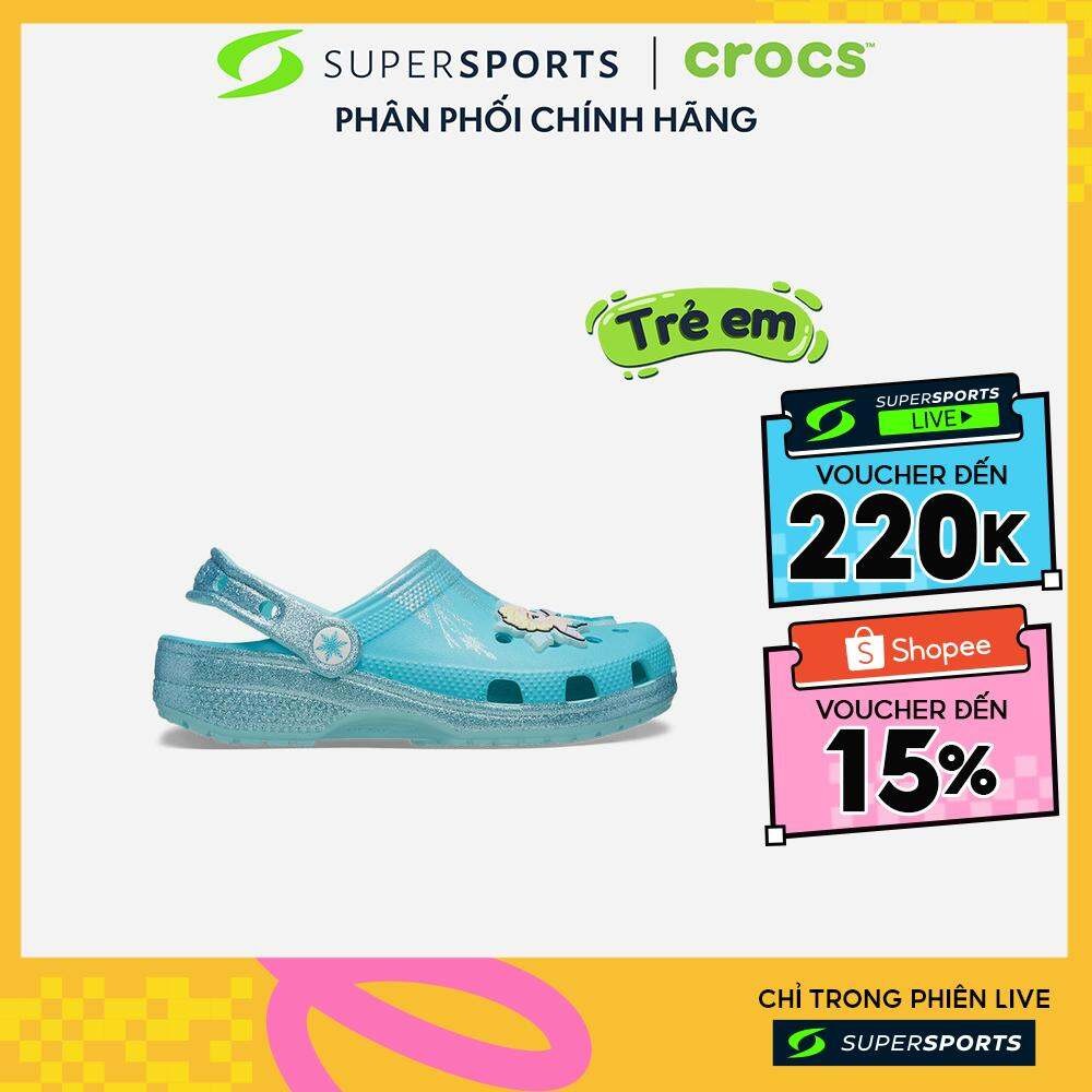 Giày Clog Trẻ Em Crocs Classic Frozen Elsa - Xanh Dương - 210235-90H ...