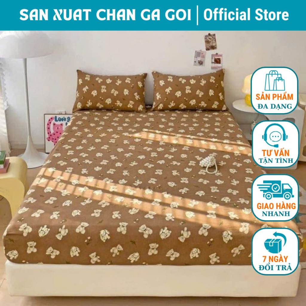 Ga nêm dưới 10cm ga trải giường đủ kích thước ga kí túc xá, ga giường ...