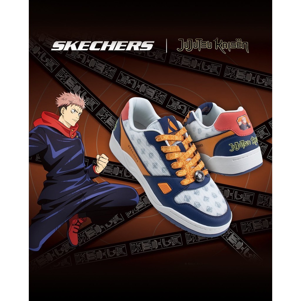 SKECHERS - Giày sneakers nữ cổ thấp Jujutsu Kaisen Koopa 802022-NVOR ...