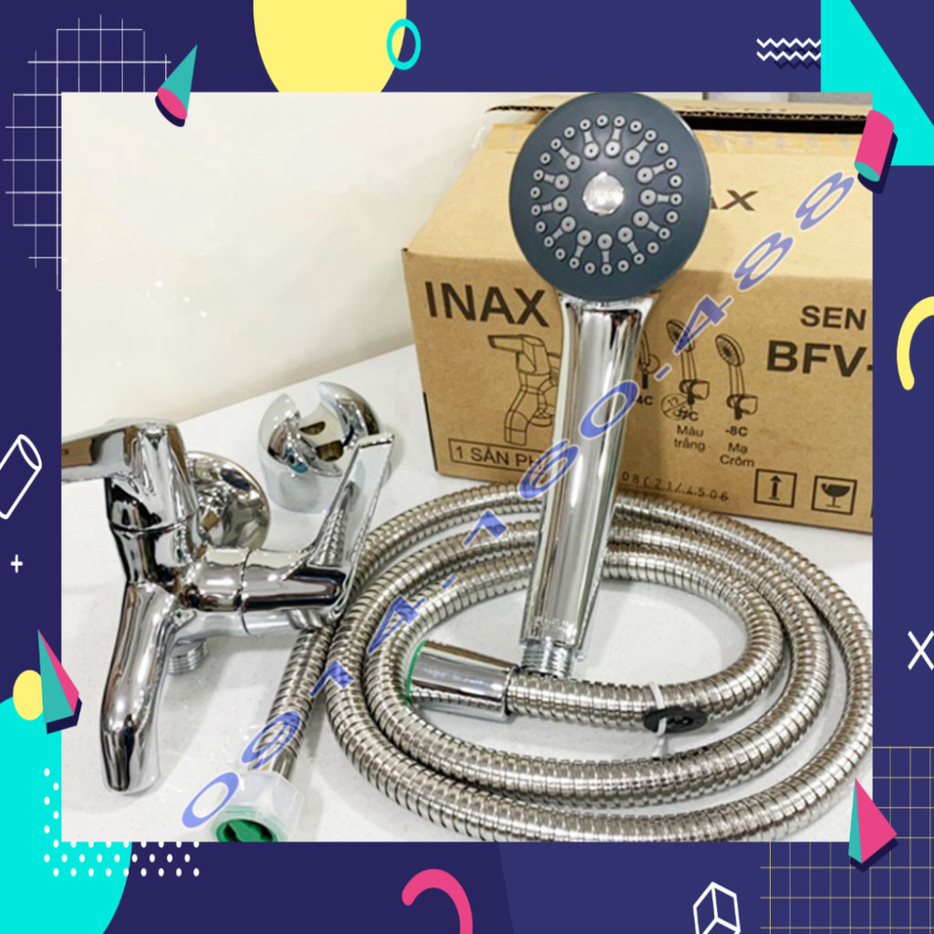 Vòi sen tắm lạnh linax Nhật Bản KAG-BFV17-4C, Trọn bộ vòi sen tắm Linax ...