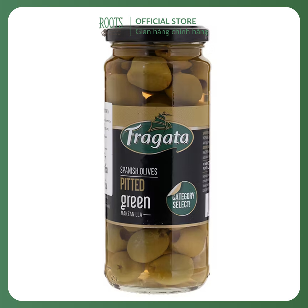(Ship hỏa tốc) FRAGATA - Oliu Xanh Tách Hạt, Spanish Olives Pitted Green Manzanilla (335g ...