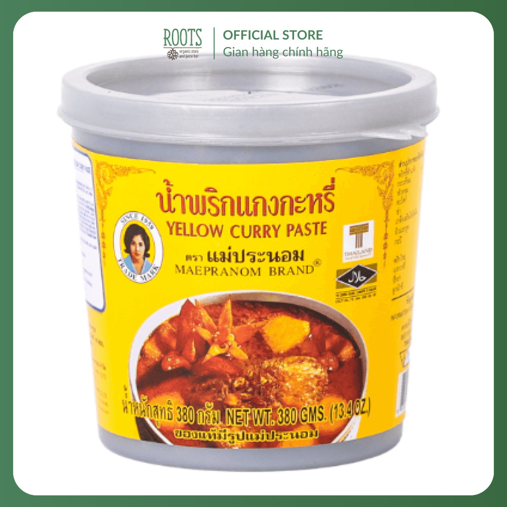 (Ship hỏa tốc) MAE PRANOM - Gia Vị Cà Ri Vàng, Yellow Curry Paste, 13.4 oz (380g) | Shopee Việt Nam