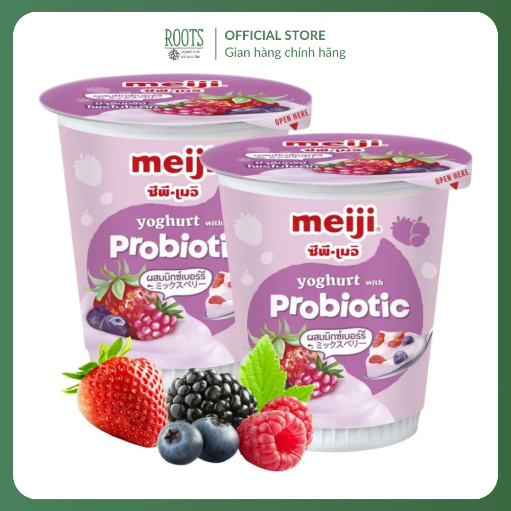 (Ship hỏa tốc) MEIJI - Sữa Chua Vị Quả Mọng, Yoghurt with Probiotic ...