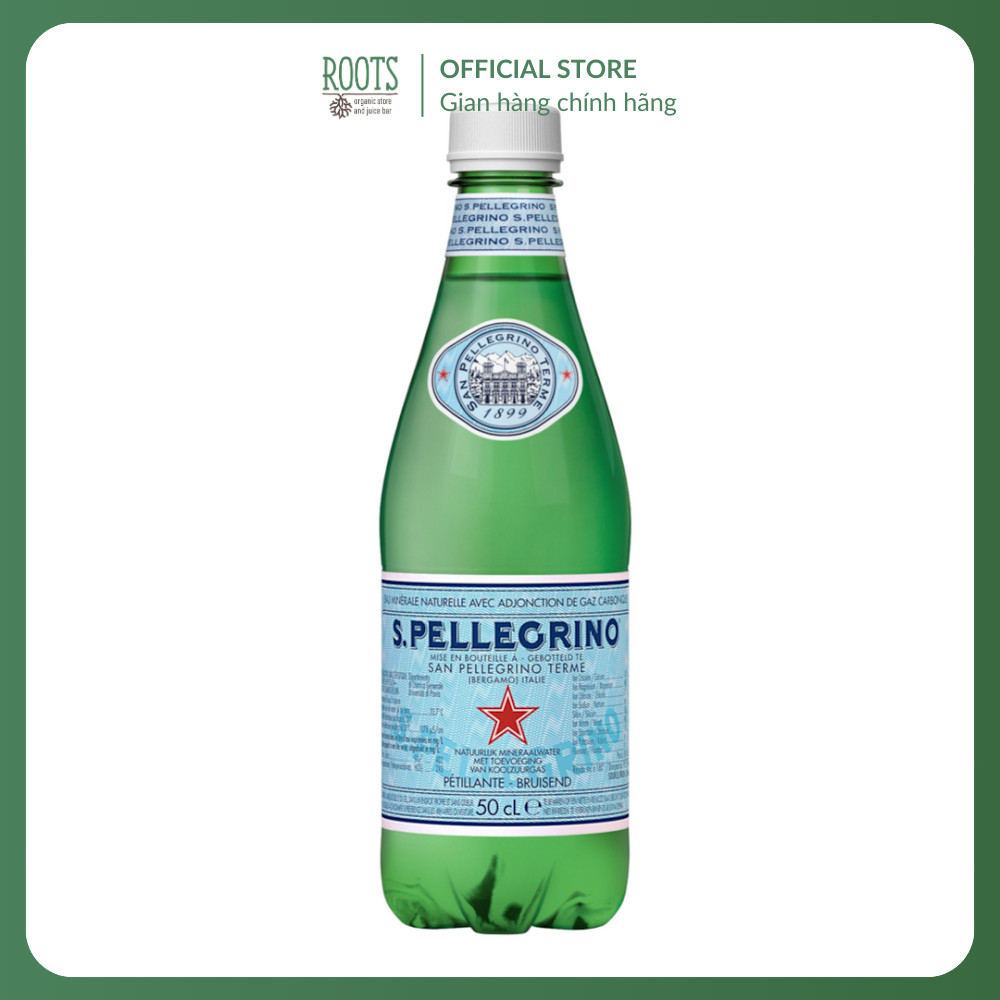 (ShipHỏaTốc) SAN PELLEGRINO - Nước Khoáng Có Ga, Sparkling Natural Mineral Water, PET Bottle ...