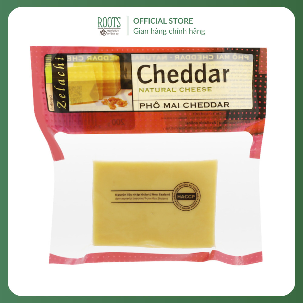 (ShipHỏaTốc) BOTTEGA ZELACHI - Phô Mai Cheddar, Cheddar Cheese (200g ...