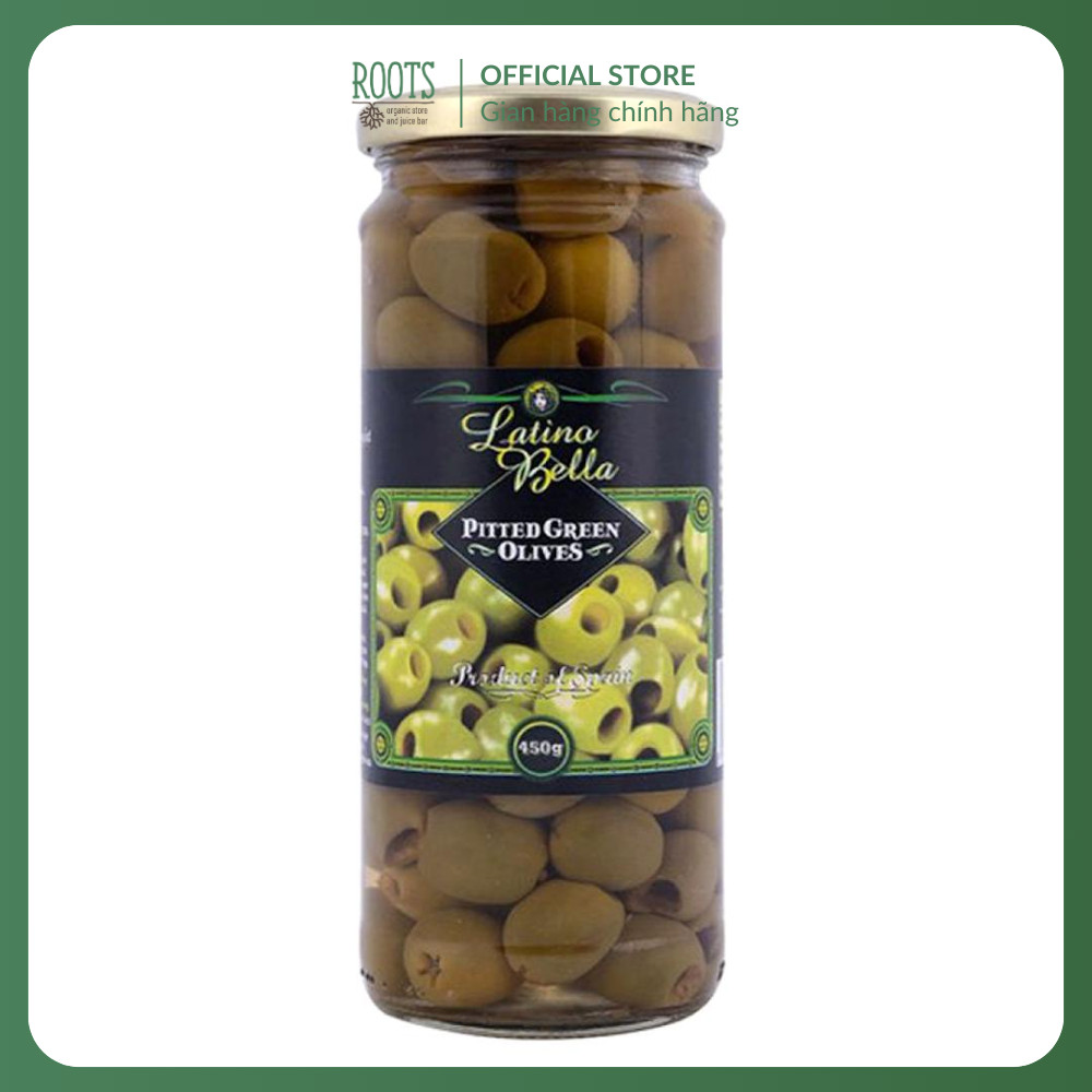 (ShipHỏaTốc) LATINO BELLA - Oliu Xanh Không Hạt, Pitted Green Olives (450g) | Shopee Việt Nam