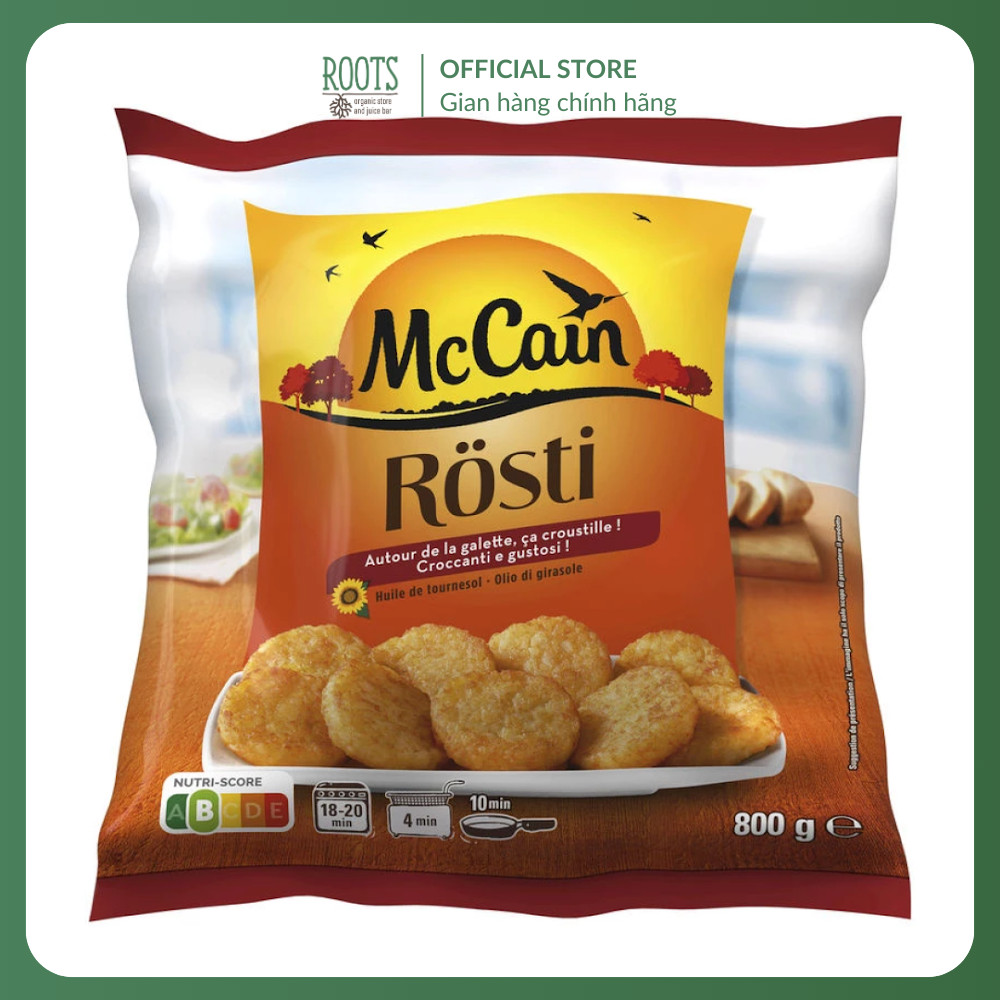 (ShipHỏaTốc) MCCAIN - Khoai Tây Khoanh Tròn, Rosti (800g) | Shopee Việt Nam