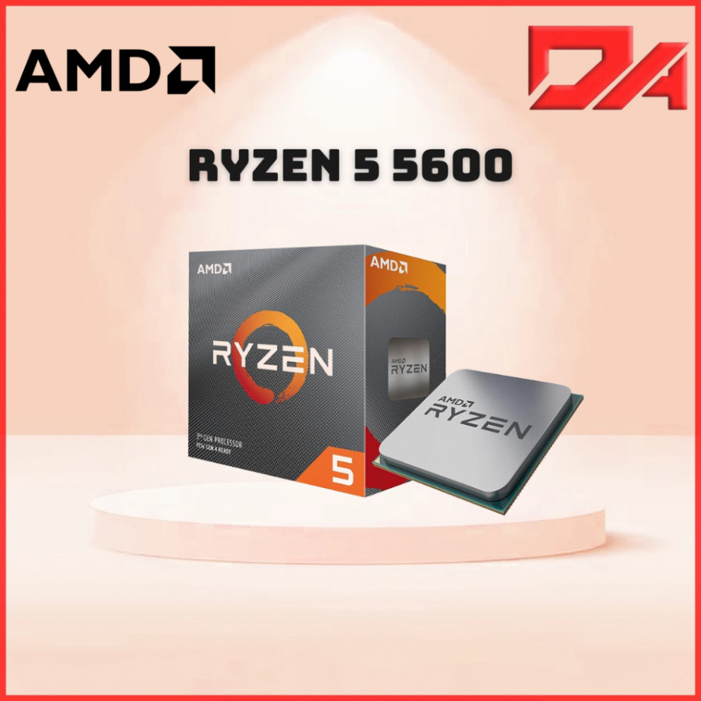 CPU AMD RYZEN 5 5600 NEW TRAY - BẢO HÀNH 36 THÁNG, KÈM THEO KEO TẢN ...